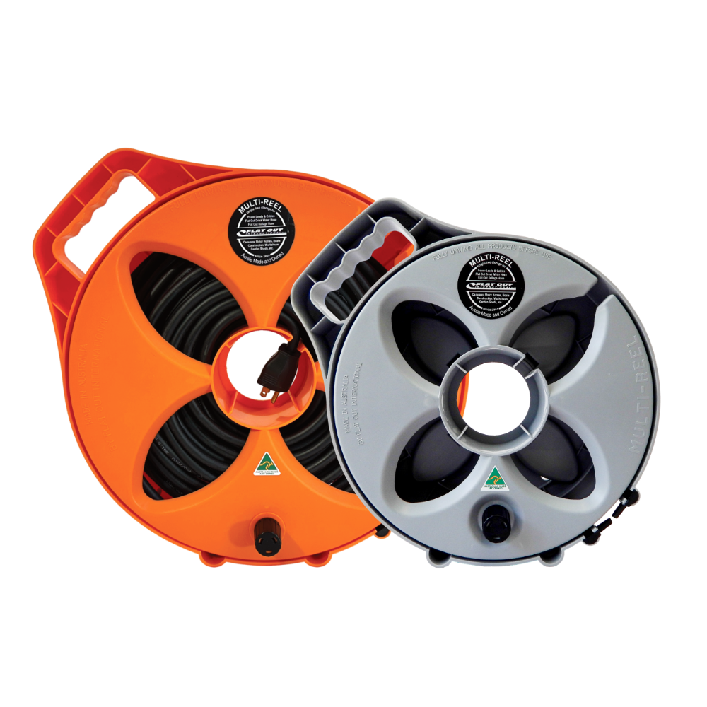 Compact Storage Reels for Power Lead, Hoses, Cables & More | Flat Out
