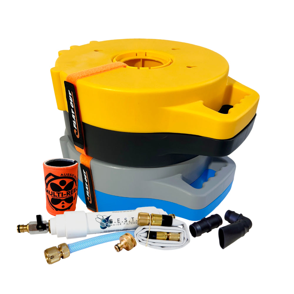 Premium Caravan Hose Starter Pack with Filter and Accessories