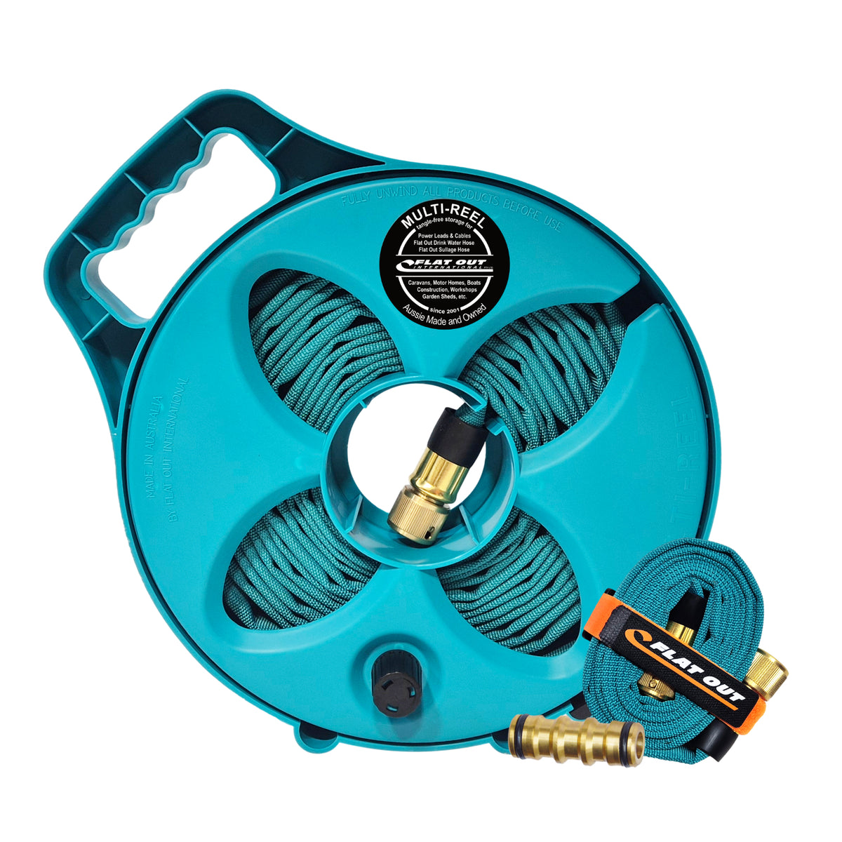 10m Flat Out Drink Water Hose | as 7.5m on Compact Multi-Reel & 2.5m E