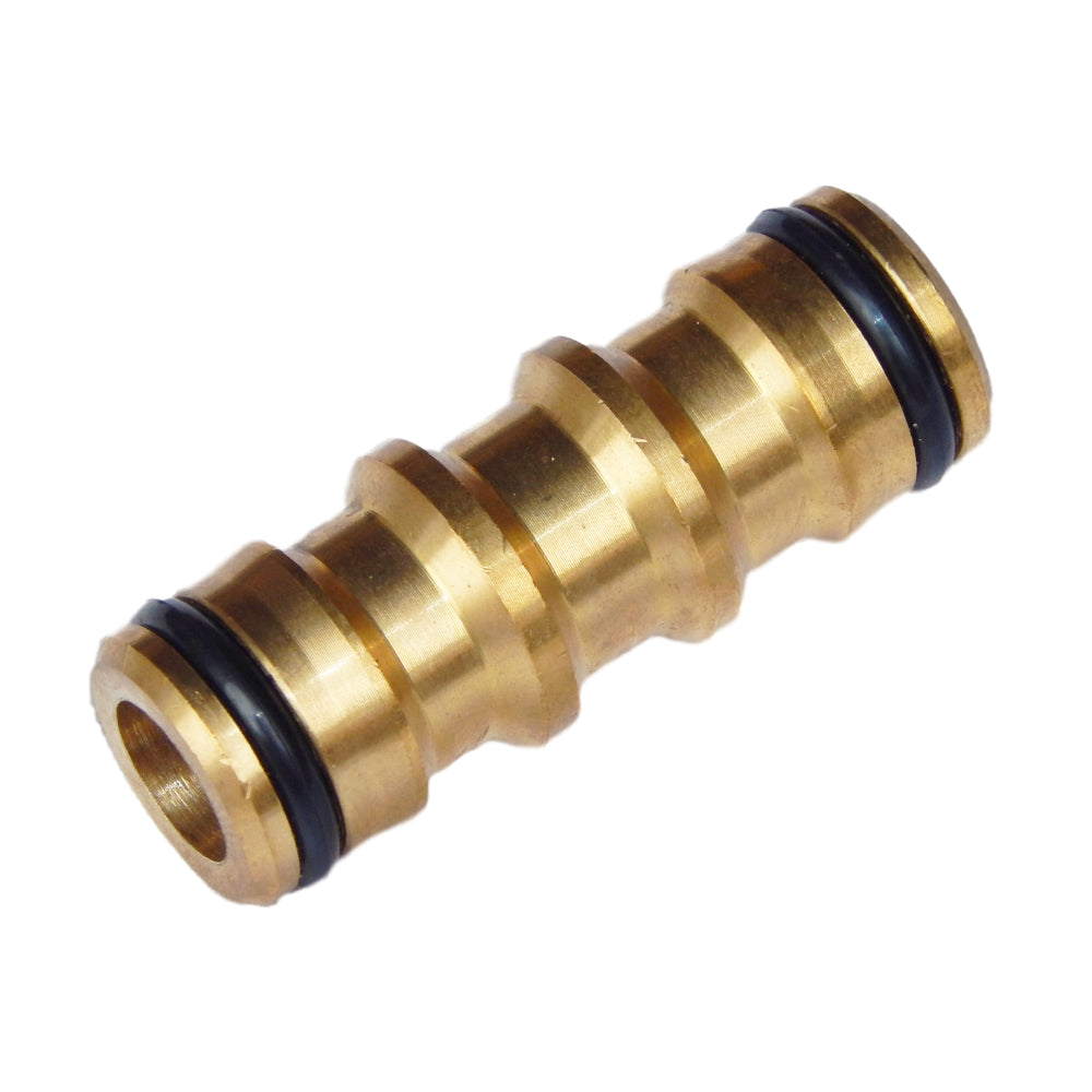 Hose Coupler: snap-on brass 12mm