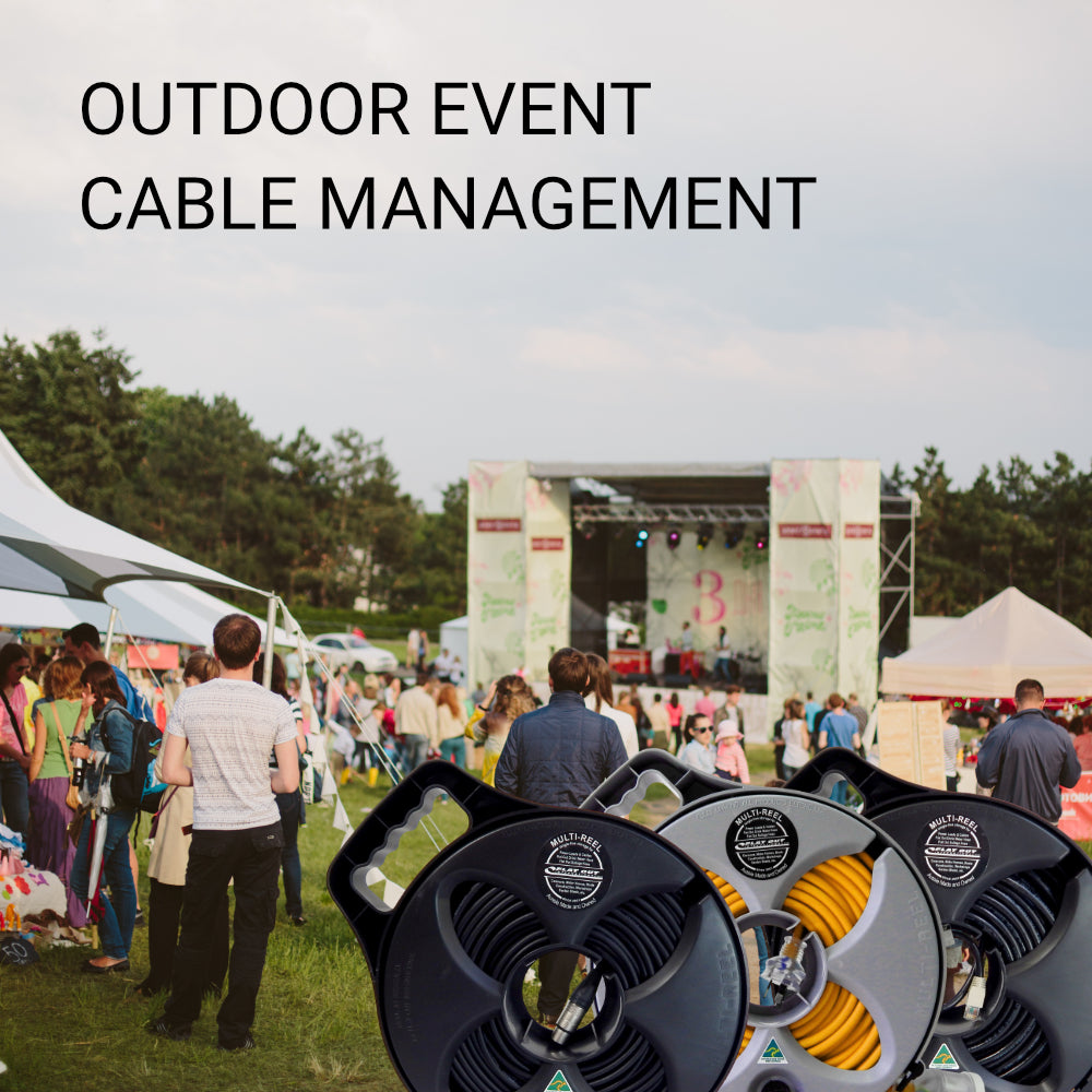 25m Cat6 Outdoor Network Cable on Compact Multi-Reel